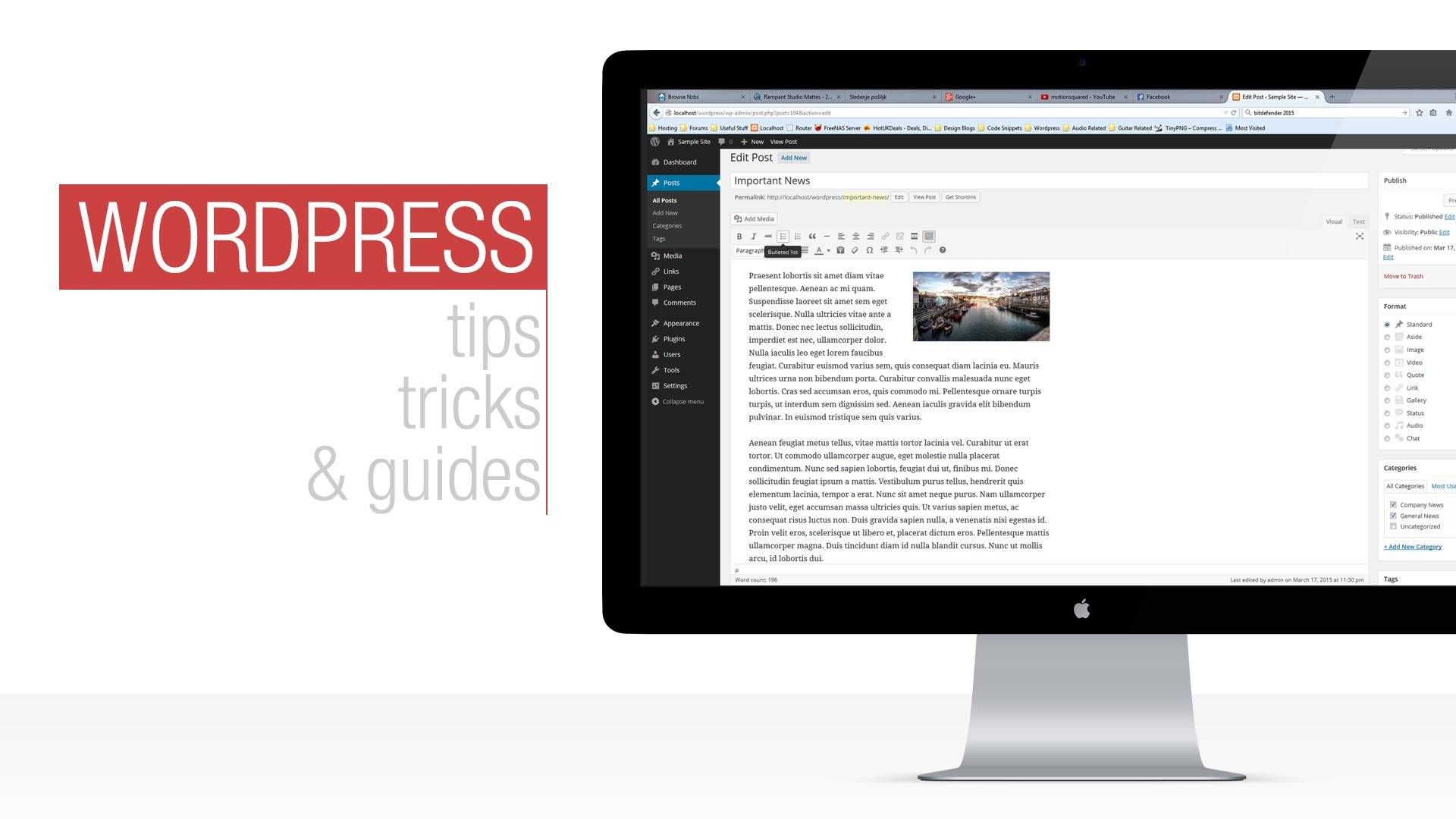 Wordpress Tutorial: Media Basics Part 1