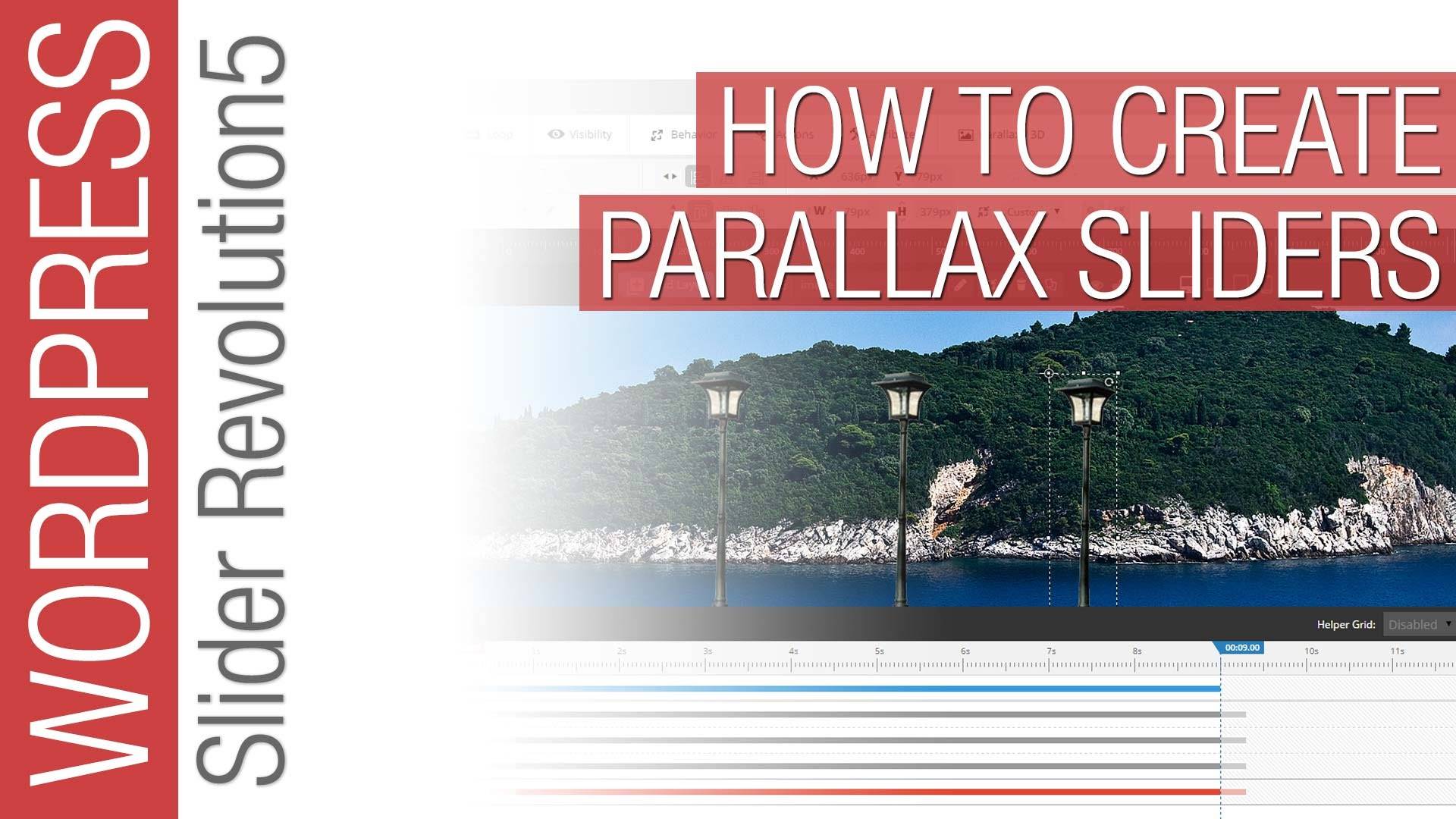 Slider Revolution: Creative Parallax Sliders Tutorial